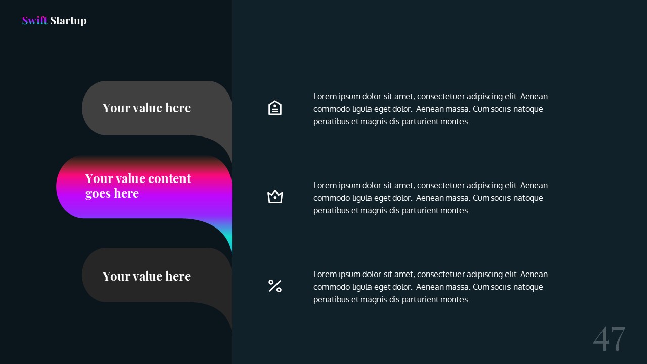 Swift Startup Pitch Deck Powerpoint Template Presentation Templates